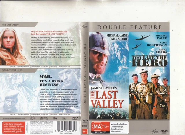 THE LAST VALLEY-1970 & Too Late The Hero-1970-MRA Entertainment-Movie ...