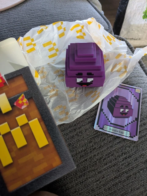 MCDONALDS MINECRAFT ADULT happy meal, Grimace £10.08 - PicClick UK