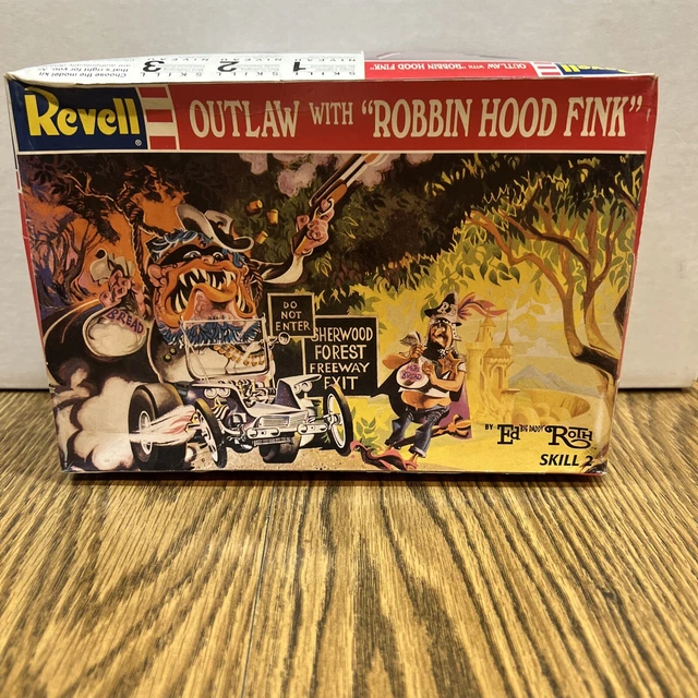 ED BIG DADDY Roth Outlaw with Robbin Hood Fink Model Kit Revell 1996 ...