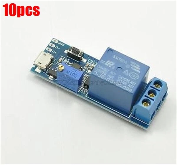 10PCS5-30V POWER DELAY Relay Timer Control Module Trigger Delay Switch ...
