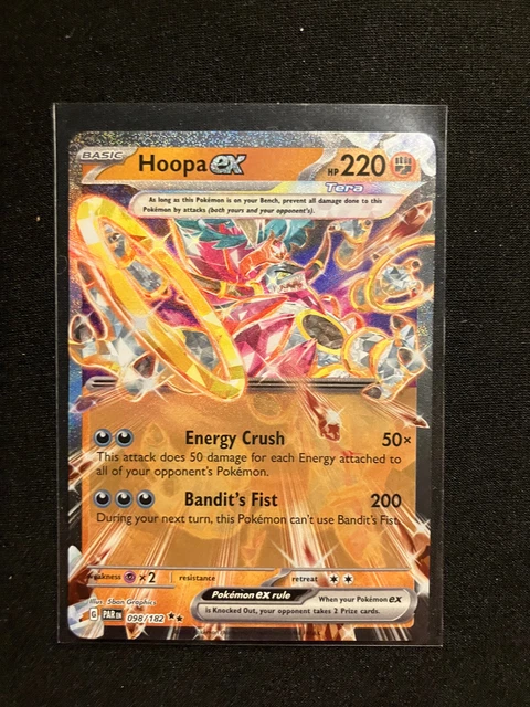 POKÉMON TCG HOOPA ex Paradox Rift 098/182 Holo Double Rare $6.50 ...