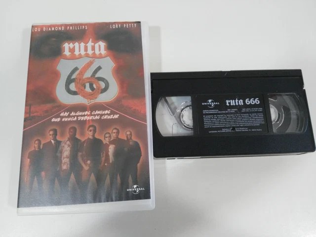 ROUTE 666 LOU Diamond Phillips Wesley Horror VHS Nastro Castellano EUR ...