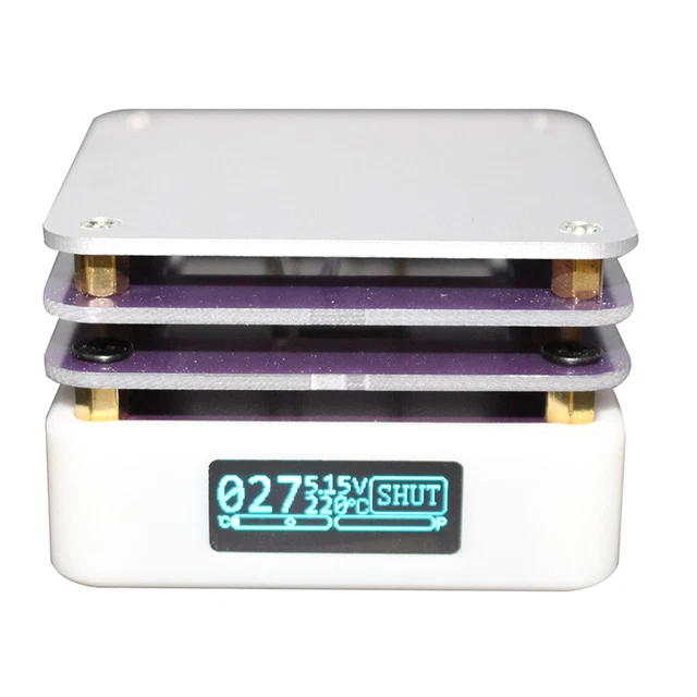 MINI HOT PLATE Preheater Intelligent Temperature Control USB Type C ...