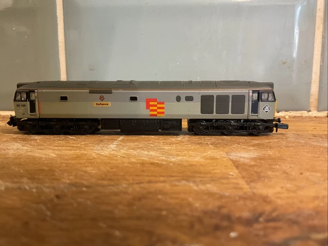 GRAHAM FARISH 371-252 Class 50 Railfreight Grey Livery N Gauge-MIB £70. ...
