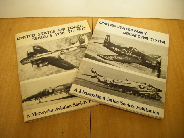 US NAVY SERIALS 1941-1976 & USAF Serials 1946 -1977 Merseyside Aviation ...