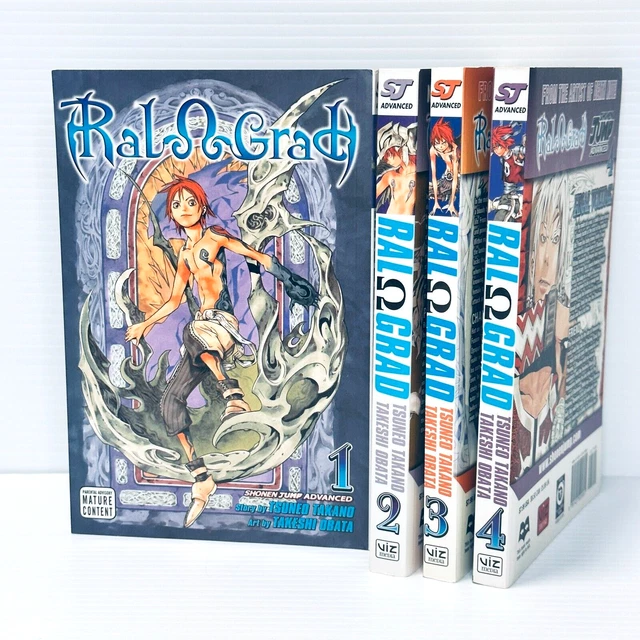 RAL GRAD COMPLETE Set Volumes 1 to 4 Manga (English) Tsuneo Takaho ...