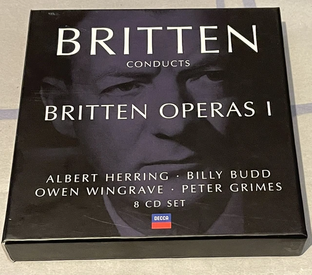 BENJAMIN BRITTEN•CONDUCTS BRITTEN OPERAS I•8 CD’s SET•DECCA•2004•Made ...