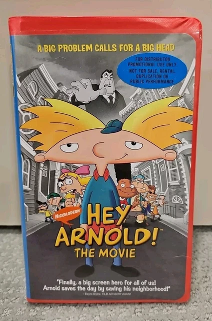 HEY ARNOLD THE Movie VHS Nickelodeon Paramount RARE Distributor ...