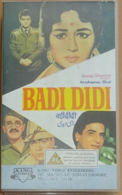 BADI DIDI - VHS Video Tape Cassette Bollywood Hindi Movie Film ...