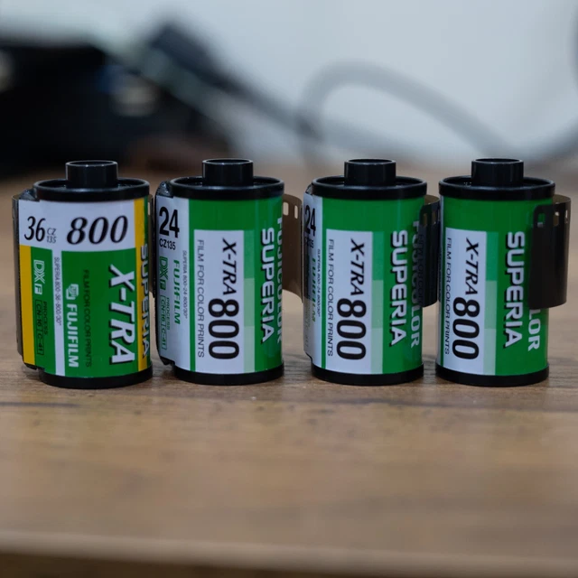 EXPIRED FILM LOT Fujifilm X-Tra 800 35MM 4 Rolls $23.50 - PicClick
