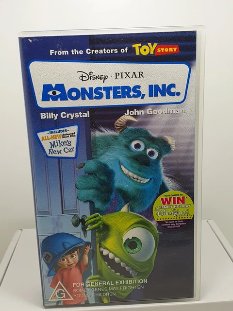 MONSTERS, INC. VHS 2002 Disney Pixar ( Blue Tape) #B06880 $10.00 ...