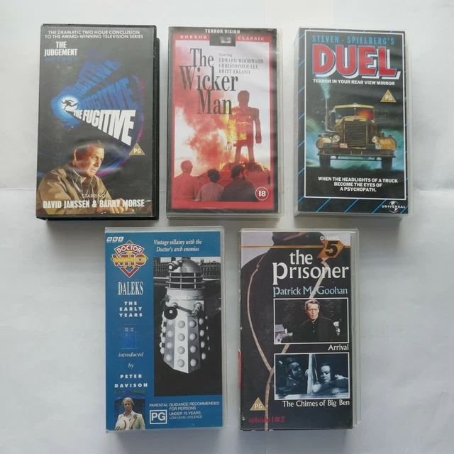 SELLING TOGETHER 5 Classic Vhs Tv/Film Titles £17.99 - PicClick UK