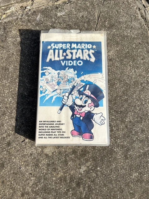 NINTENDO SUPER MARIO All Stars VHS Video Tape Cassette Rare Used Retro ...