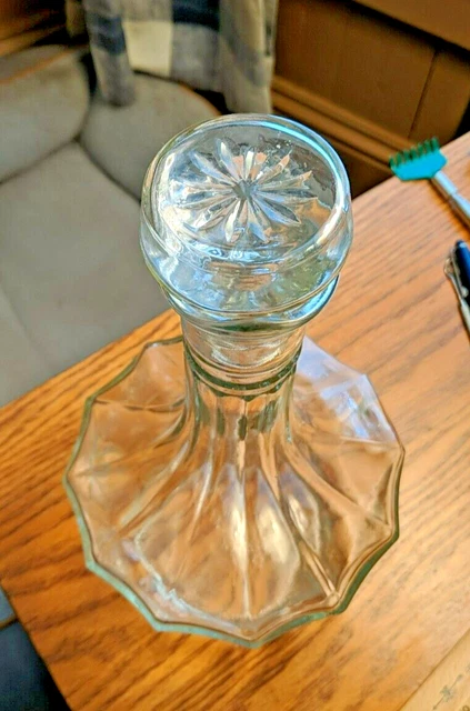 VINTAGE JACK DANIELS Riverboat Captain Glass 1.75 liter Bottle Decanter ...