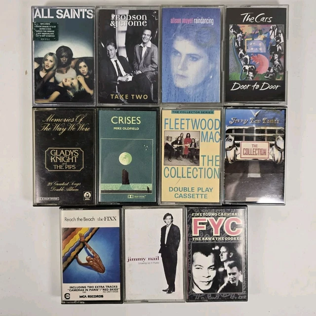 CASSETTE TAPE BUNDLE Lot Pop Rock Fleetwood Mac Jimmy Nail Mike ...
