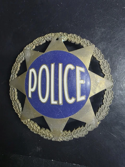 PLAQUE MOTO OÙ Auto . Police . Matriculé ( époque 1940 - 1946 ) EUR 15 ...