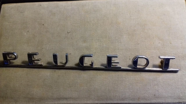 INSIGNE LOGO VOITURE Peugeot Aluminium Vintage 60/70 Old French Car ...