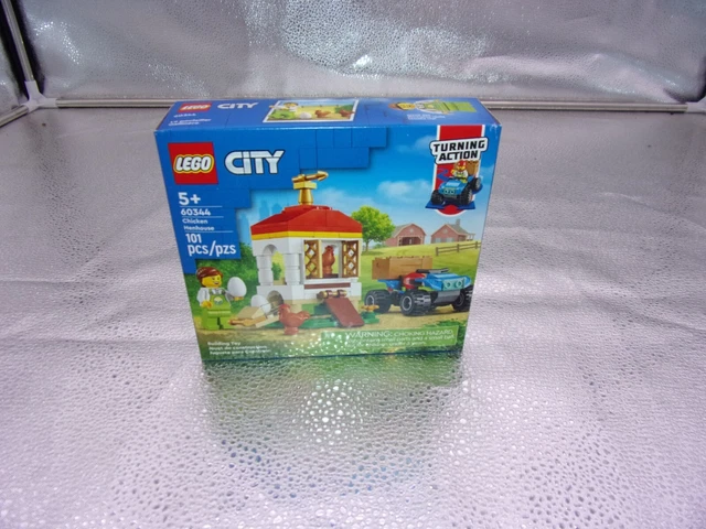 LEGO CITY CHICKEN Henhouse 60344 Building Kit 101 Pieces NEW retired £ ...