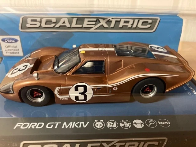 SCALEXTRIC 1:32 Ford GT40 MK IV Le Mans 1967 / Neu und OVP EUR 42,00 ...