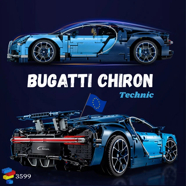 NEW BUGATTI CHIRON Alternative Building Blocks Set - 3,599 Pcs – Model ...