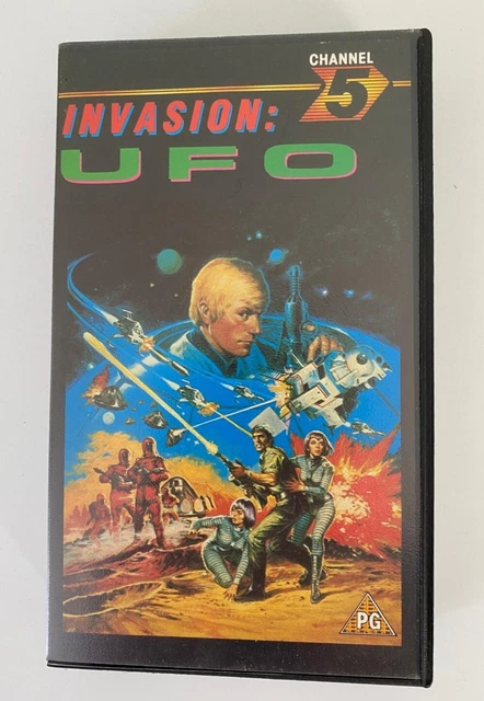 RARE VINTAGE CHANNEL 5 Gerry Anderson's Invasion: UFO VHS Video Tape ...