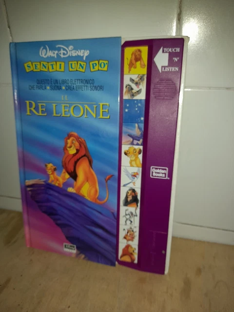 IL RE LEONE - Disney Senti Un Pó - Libro Elettronico Sonoro - 1994 EUR ...