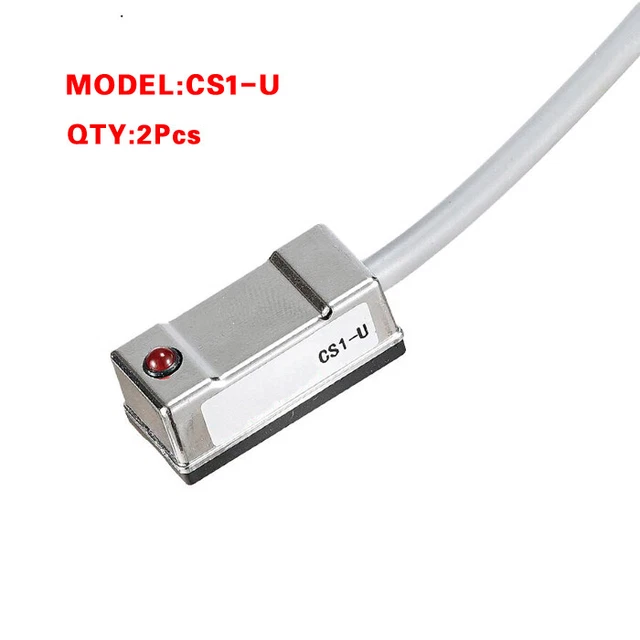 CS1-U MAGNETIC AIR Pneumatic Cylinder Magnetic Reed Switch Sensor DC AC ...