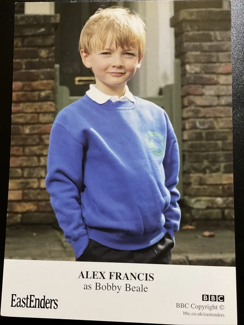 EASTENDERS ALEX FRANCIS as BOBBY BEALE Unsigned Male Cast Card £1.50 ...