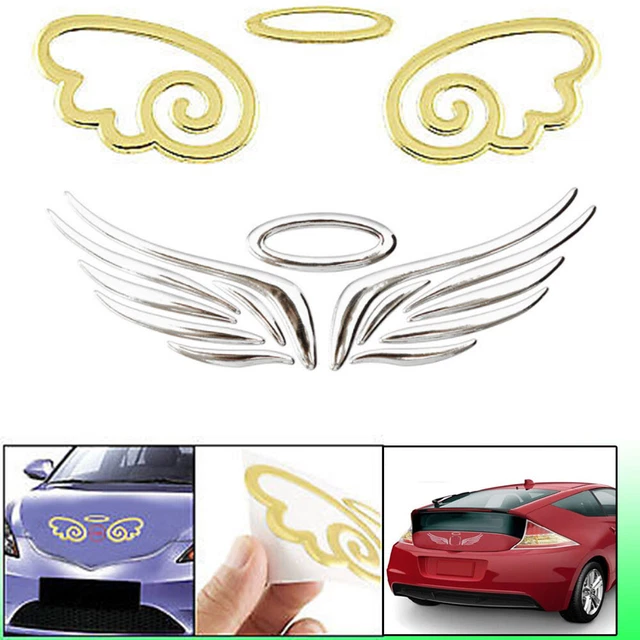EMBLEM 3D VINYL Vehicle Decal Angel Fairy Wings Car Auto Truck Logo Car ...