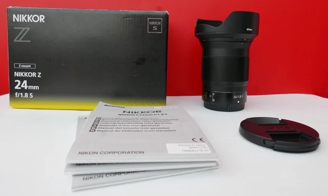 NIKON NIKKOR Z 24mm f/1.8 S LENTE GRAN ANGULAR PARA NIKON Z30,Z50 ,Z6,Z5,Zfc,z7 EUR 131,50 ...