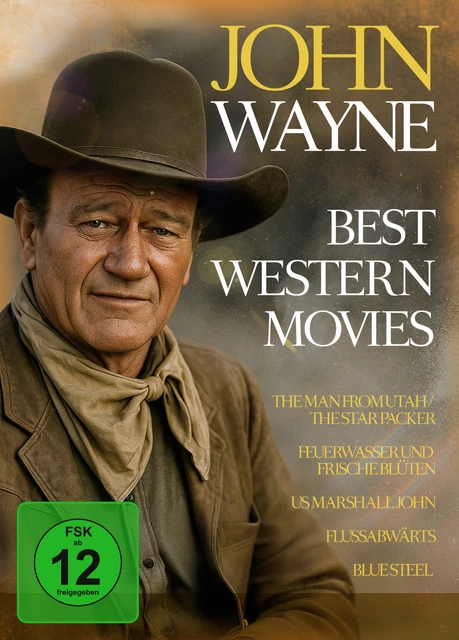 DVD JOHN WAYNE Best Western Movies 4DVDs EUR 17,49 - PicClick DE