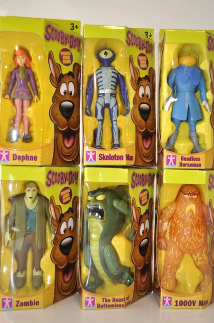 SCOOBY DOO CLASSIC Villains Collection+Bonus Daphne Figure-5" Poseable ...