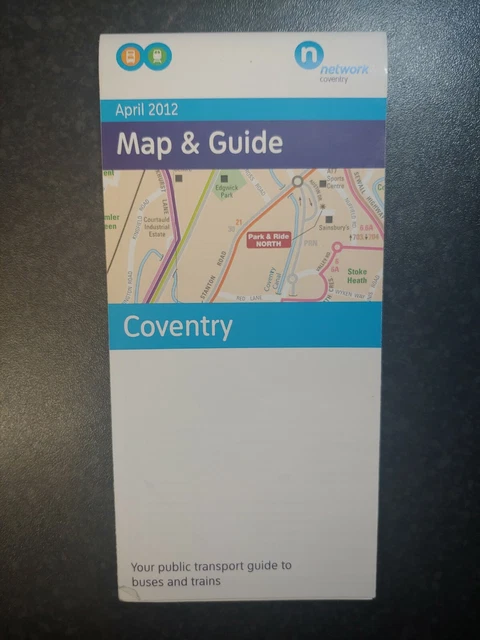 COVENTRY TRANSPORT BUS Leaflet Timetable Route Map & Guide April 2012 ...