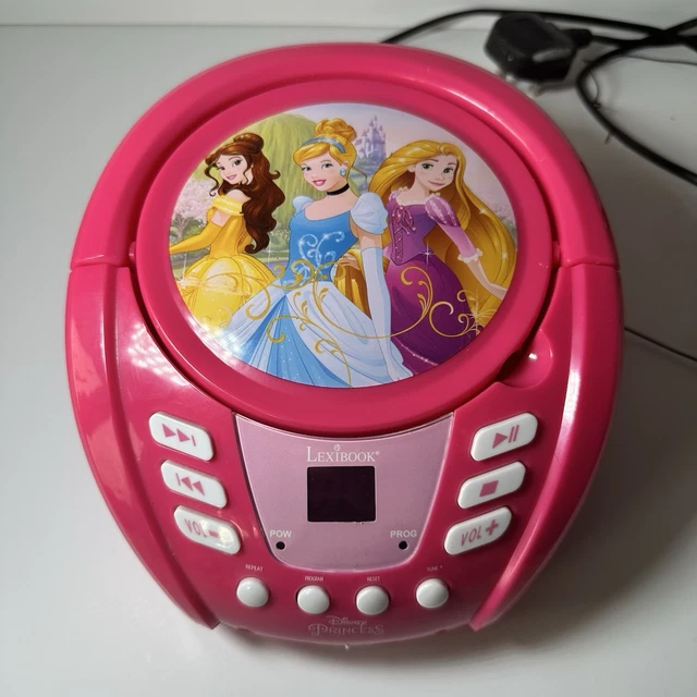 LEXIBOOK DISNEY PRINCESS Pink CD Player & Radio - Great Working ...