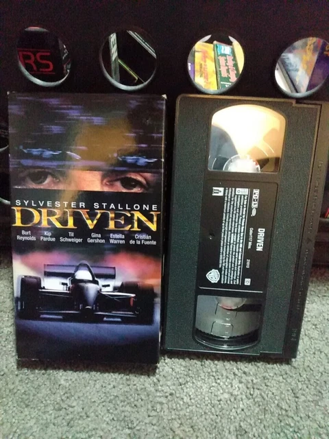 DRIVEN (VHS 2001) Sylvester Stallone, Burt Reynolds, Gina Gershon ...