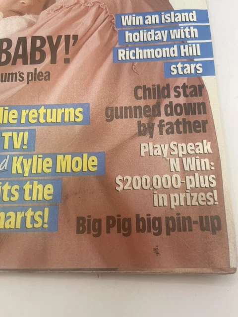 TV WEEK MAGAZINE - 1988 - Justine Clarke, Kylie Minogue, Kylie Mole $14 ...