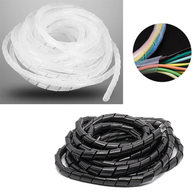 NEW TIDY WIRE Spiral Cable Wrap PC TV Cord Wire Banding Storage ...