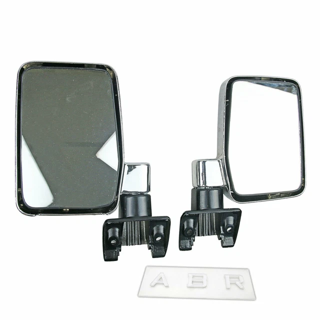 L+R SET MANUAL Door Side Mirror For Landcruiser 60 Series FJ60 FJ62 ...