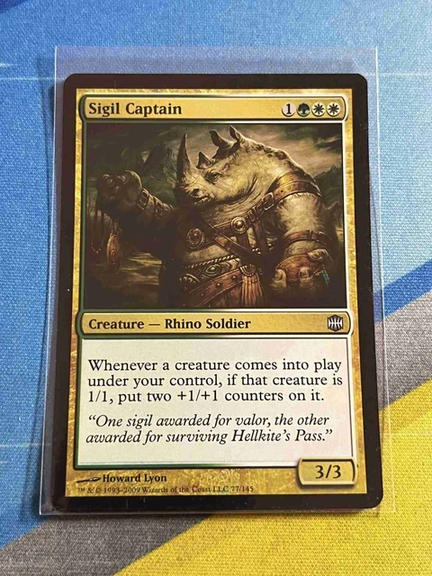 FEUILLE MAGIC THE Gathering MTG Alara Reborn SIGIL CAPTAIN EUR 1,94 ...