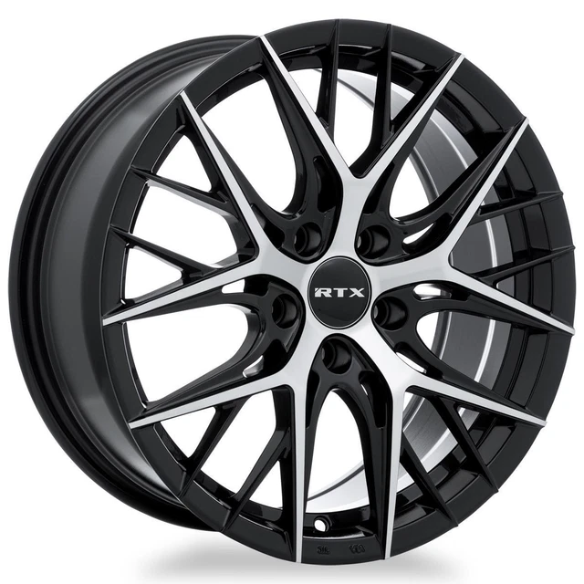 20 INCH BLACK Alloy Wheel Rim for Hyundai Equus, RTX 83035 20x8.5 5x114 ...