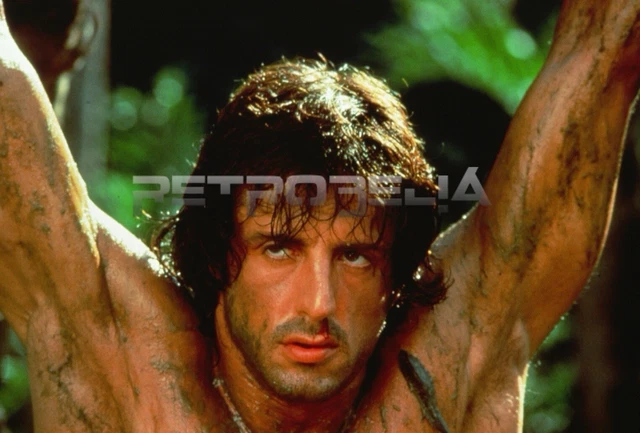 SYLVESTER STALLONE AS John Rambo in “Rambo First Blood Part 2” 10 x 8 ...