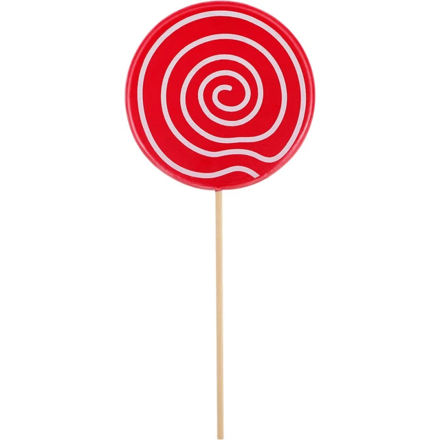 LECCA-LECCA LEGNO ROSSO bambino simulazione lecca-lecca ornamento lecca ...