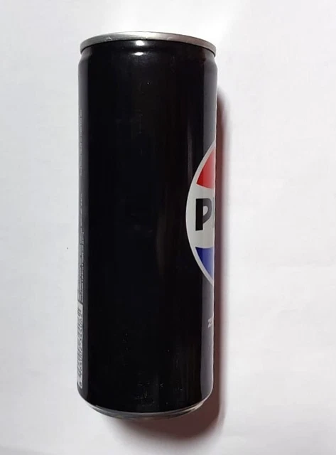 EMPTY PEPSI ZERO Cola Soda Tall 250ml can PAKISTAN 2024 Collect Black ...