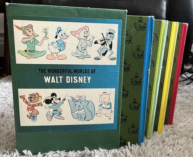 THE WONDERFUL WORLD Of Walt Disney Book Set Of 4 Books Vintage 1965 ...