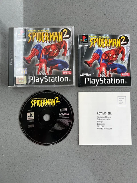 PS1 - SPIDER-MAN 2 ENTER : ELECTRO PAL UK complete black label £32.99 ...