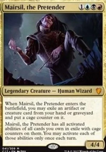 LIGHT PLAY, ANGLAIS MTG Foil Mairsil, the Pretender - Foil Commander ...