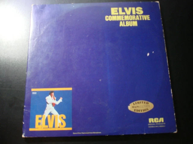 ELVIS PRESLEY ELVIS Commemorative Album Limited Edition 2 Lp Record Set ...