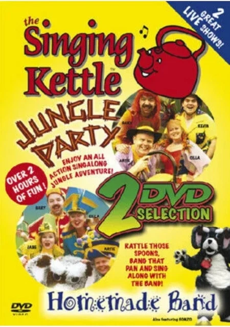 THE SINGING KETTLE: Jungle Party/Homemade Band [DVD] £36.34 - PicClick UK
