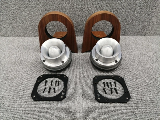 JBL 075 BULLET Tweeter 8 ohms Horn Speaker Pair with Stand Vintage 1956 ...