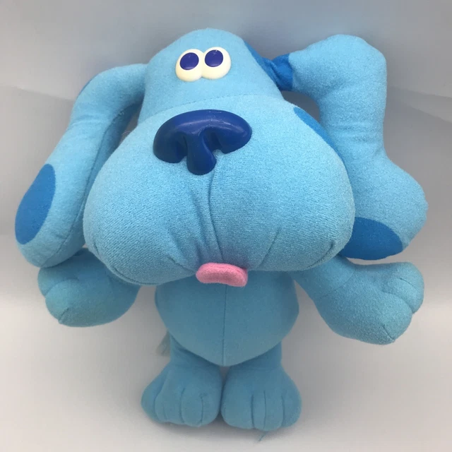 BLUE'S CLUES SING Along Blue Plush Talking 12" Dog Vintage Tyco 1997 ...